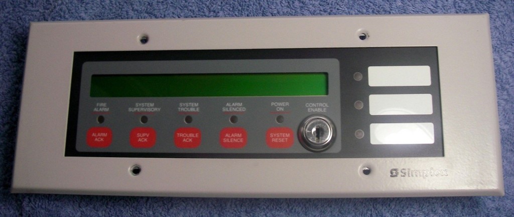 Simplex (4606-9101) LCD Annunciator 07431005