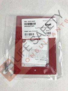 Simplex (4905-9903) Red Adapter Plate 0740640
