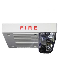 Simplex (4906-9130) Ceiling Mount White Multi-Candela Horn Strobe 0743257